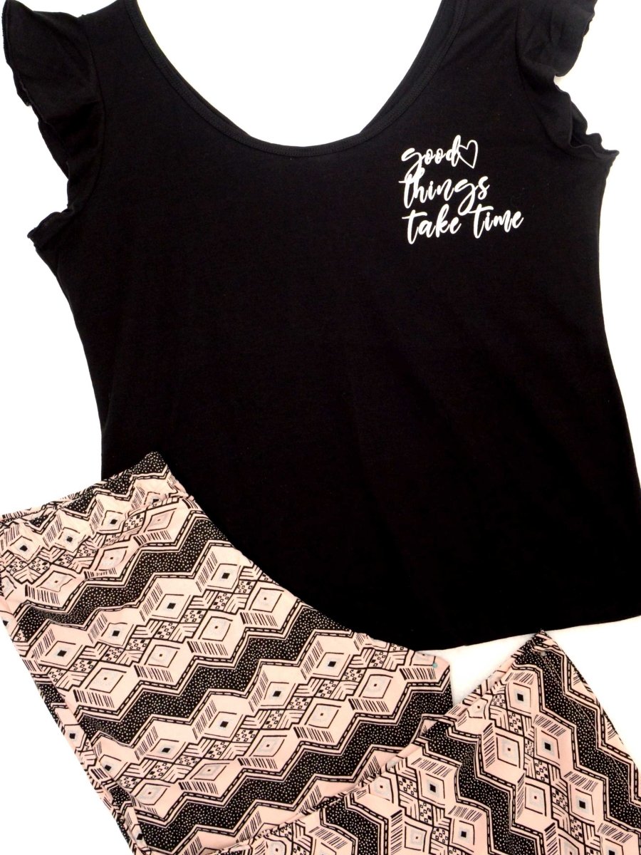 Karla Cozy Elegance Pajama Set – Lunachi Nightwear